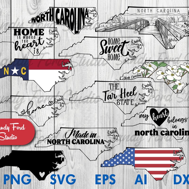 Nc State Svg - Etsy