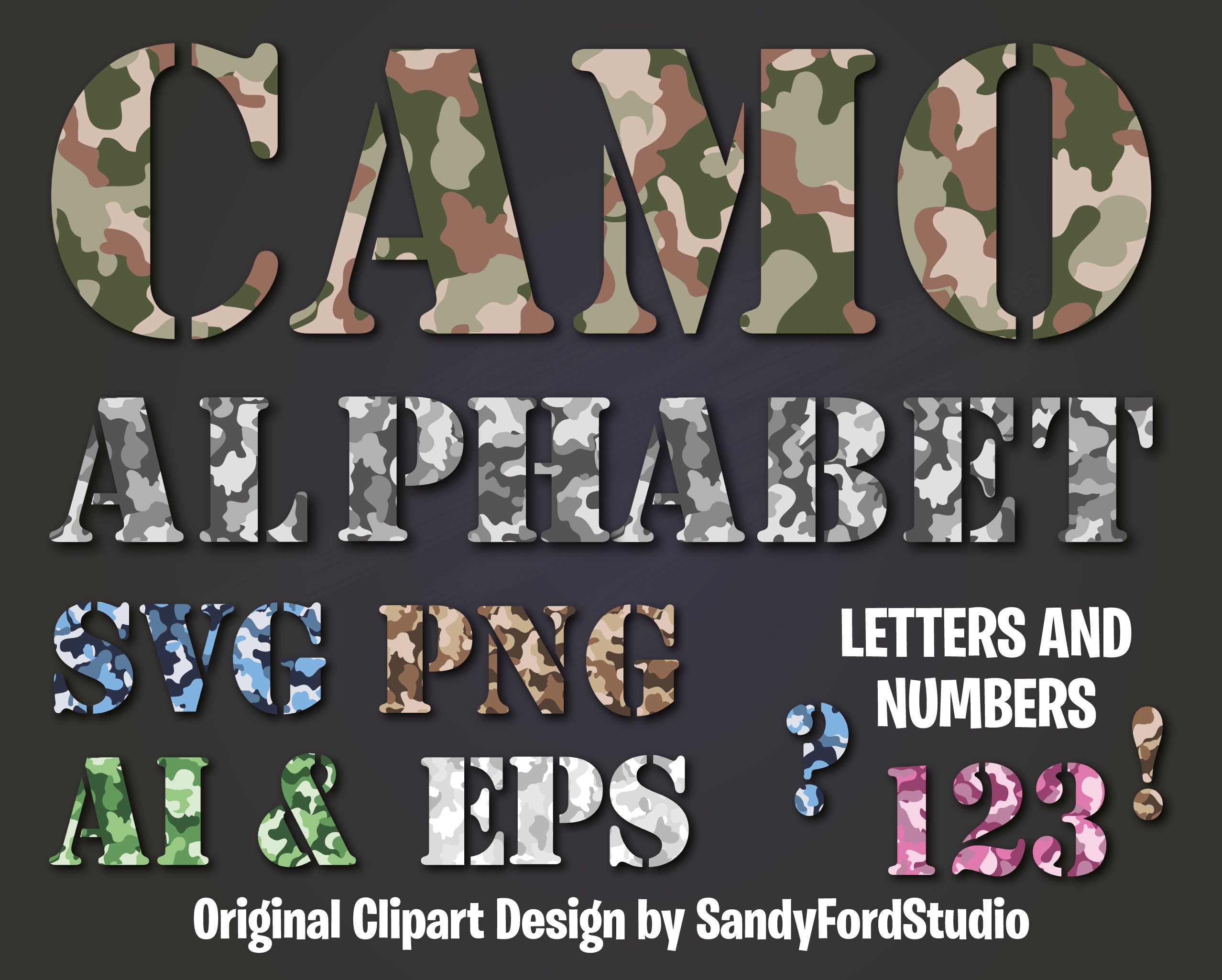 Camo Font