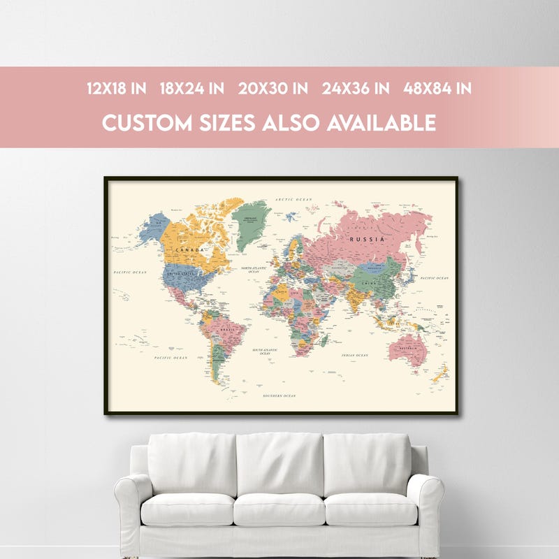 World Map Picture of Prime Meridian Picture - Etsy New Zealand
