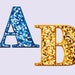 Glitter Alphabet, Glitter Letters and Numbers, Glitter Font PNG Files ...
