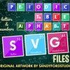 Science Alphabet Periodic Table Letters 90 Letters Png's, and Digital ...