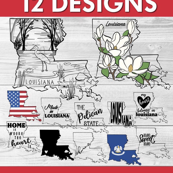 Louisiana Clipart - Etsy