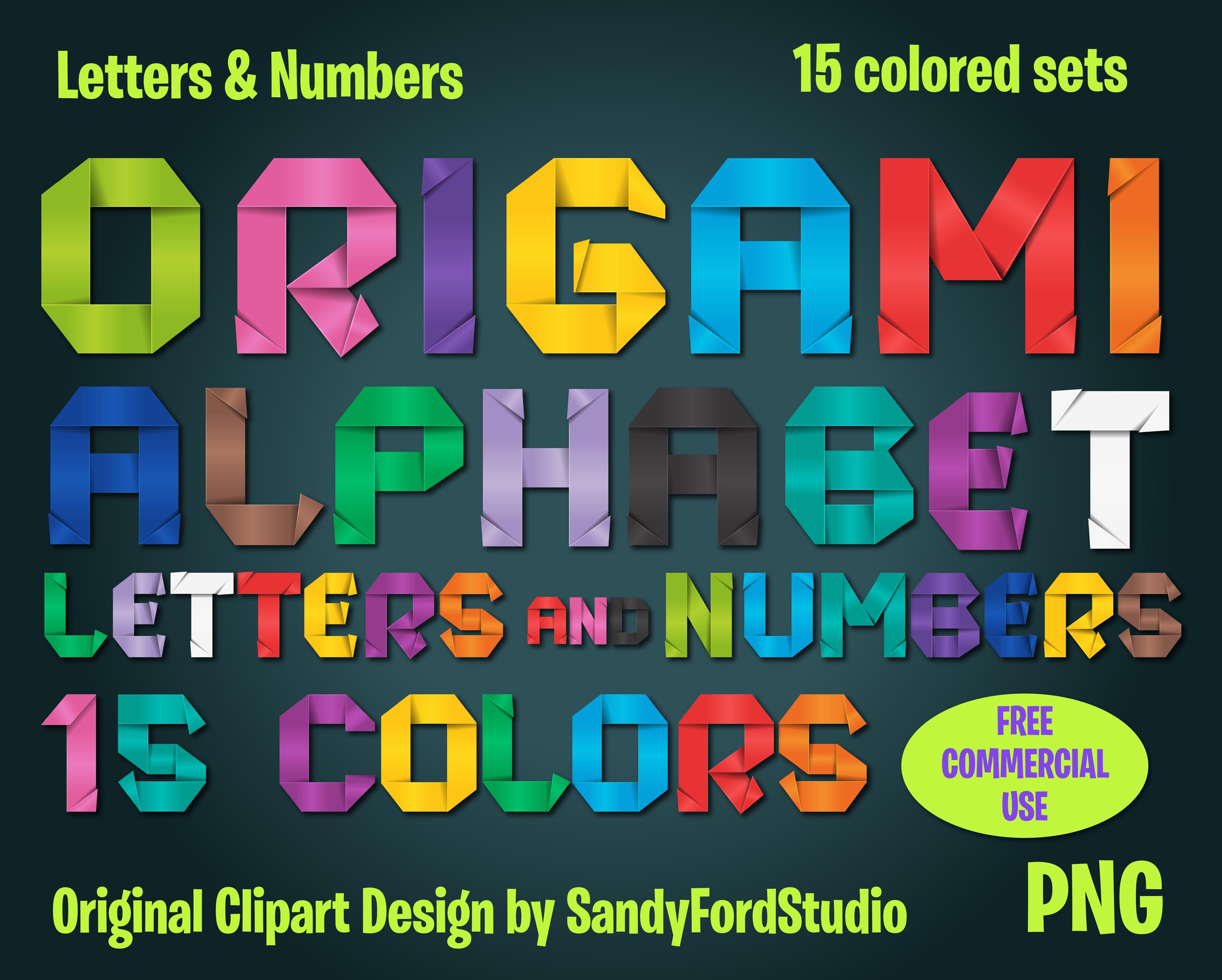 Origami Letters Electronic Version Alphabet Origami – TOKYO ORIGAMI