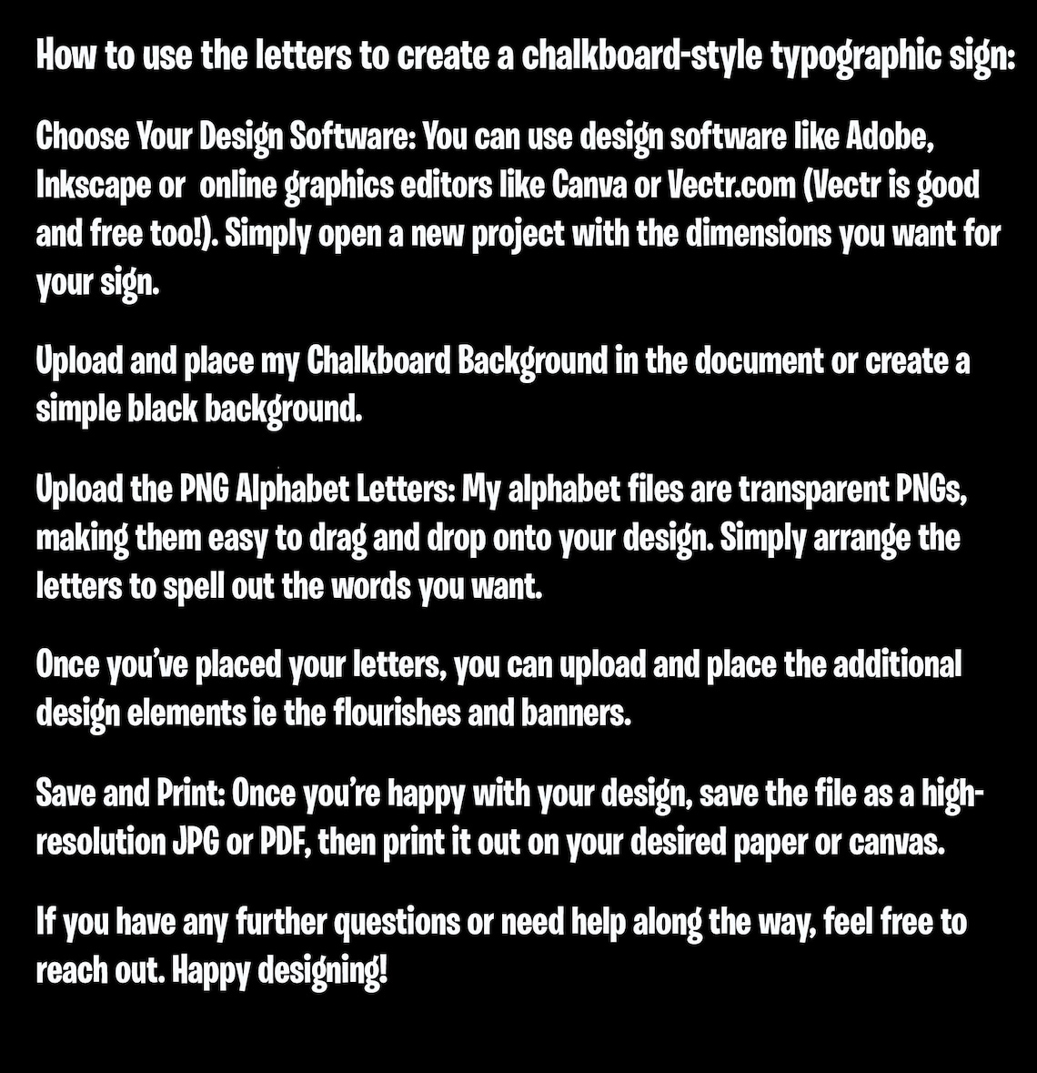 Chalkboard Alphabet Letters PNG | Ornate Chalkboard Font Clipart With ...