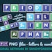 Science Alphabet blues and Greens Periodic Table Letters - Etsy