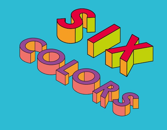 Isometric Letters Illustrator