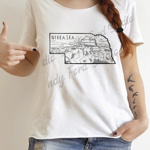 Nebraska State SVG Bundle, Nebraska Clipart, Nebraska Outline, Nebraska ...