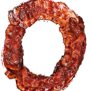 Crispy Bacon Alphabet - Bacon Clipart - Letters and Numbers - Png Files ...