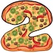 Pizza Alphabet - Letters and Numbers - Margarita, Pepperoni, Chilli ...