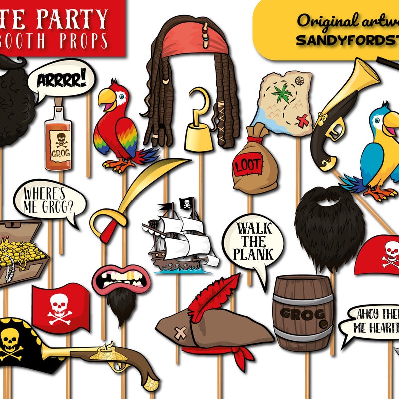 Pirate Photo Booth - Etsy