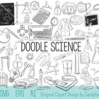 GEOLOGY, Doodle Icon Vectors. Geologist School Earth Study Design ...