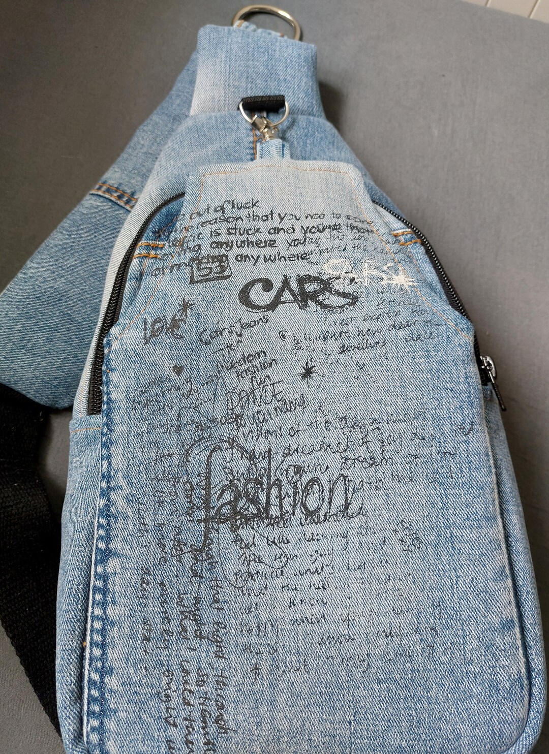 Cool Cars Jeans Denim Crossbody Backpack Backpack Handbag Handbag ...