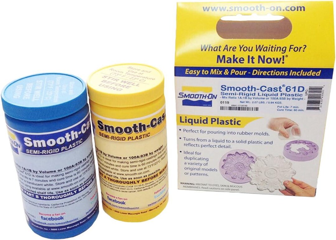 Smooth-cast Semi Rigid Series Line 61D Series, Trial Size Unit - Etsy