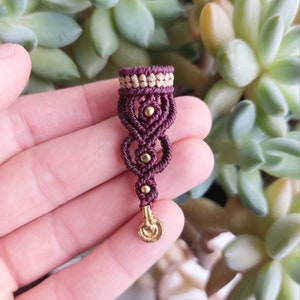 Macrame Dreadbead, Hairwrap, Loc Macrame Jewellery, Dreadbead Pearl, Dreadlock Jewelry, Micro ...