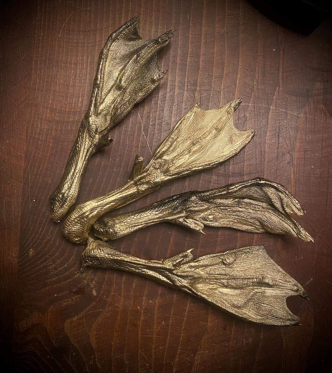 Dragon Paws - 4 Ethically Sourced Duck Feet- Mummified/painted - Etsy