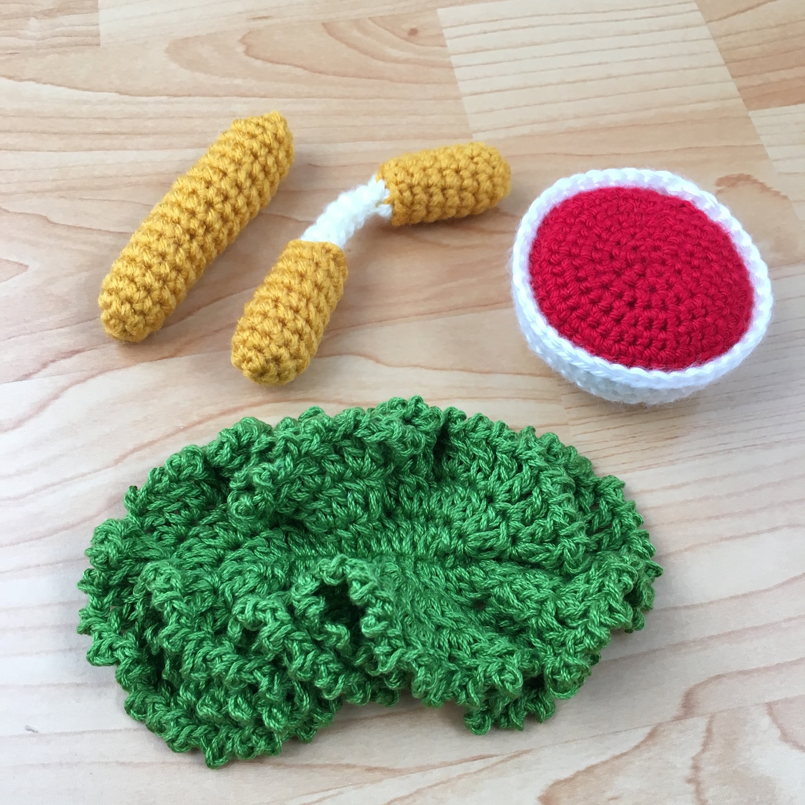 Fried Mozzarella Cheese Sticks Crochet Pattern - Etsy Australia