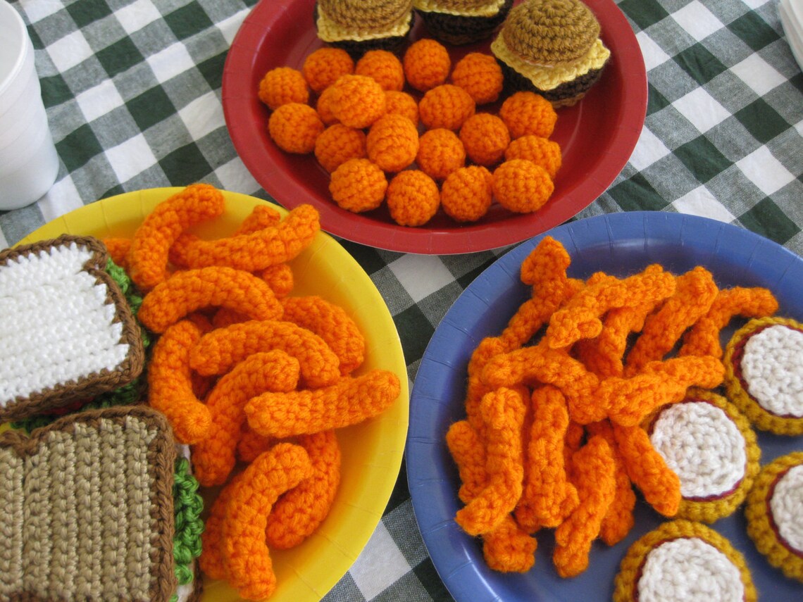 Cheezy Chips Party With Mini Meals Crochet Pattern - Etsy