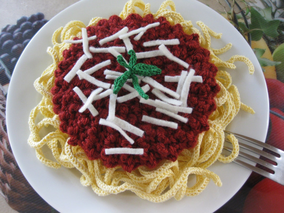 Spaghetti Party Crochet Pattern - Etsy