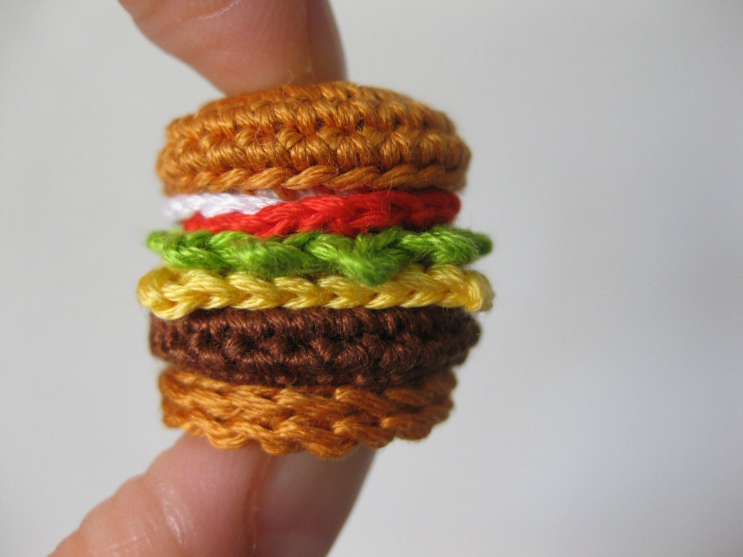 Little Cheeseburger Crochet Pattern - Etsy