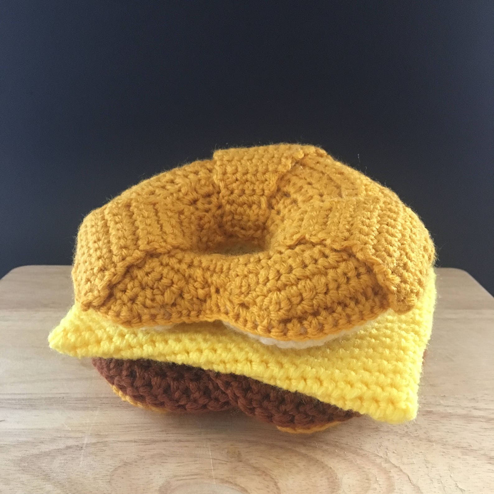 Croissant Breakfast Sandwich Crochet Pattern | Etsy