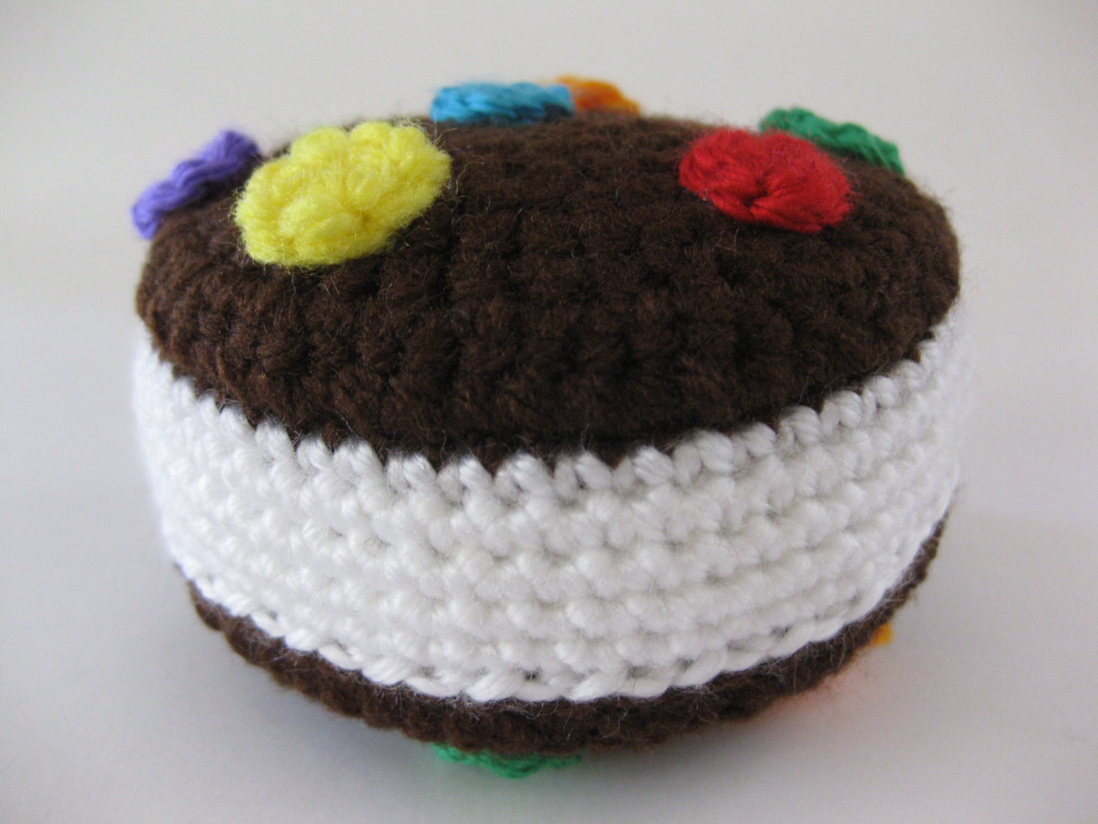 Ice Cream Cookie Sandwich Crochet Pattern - Etsy