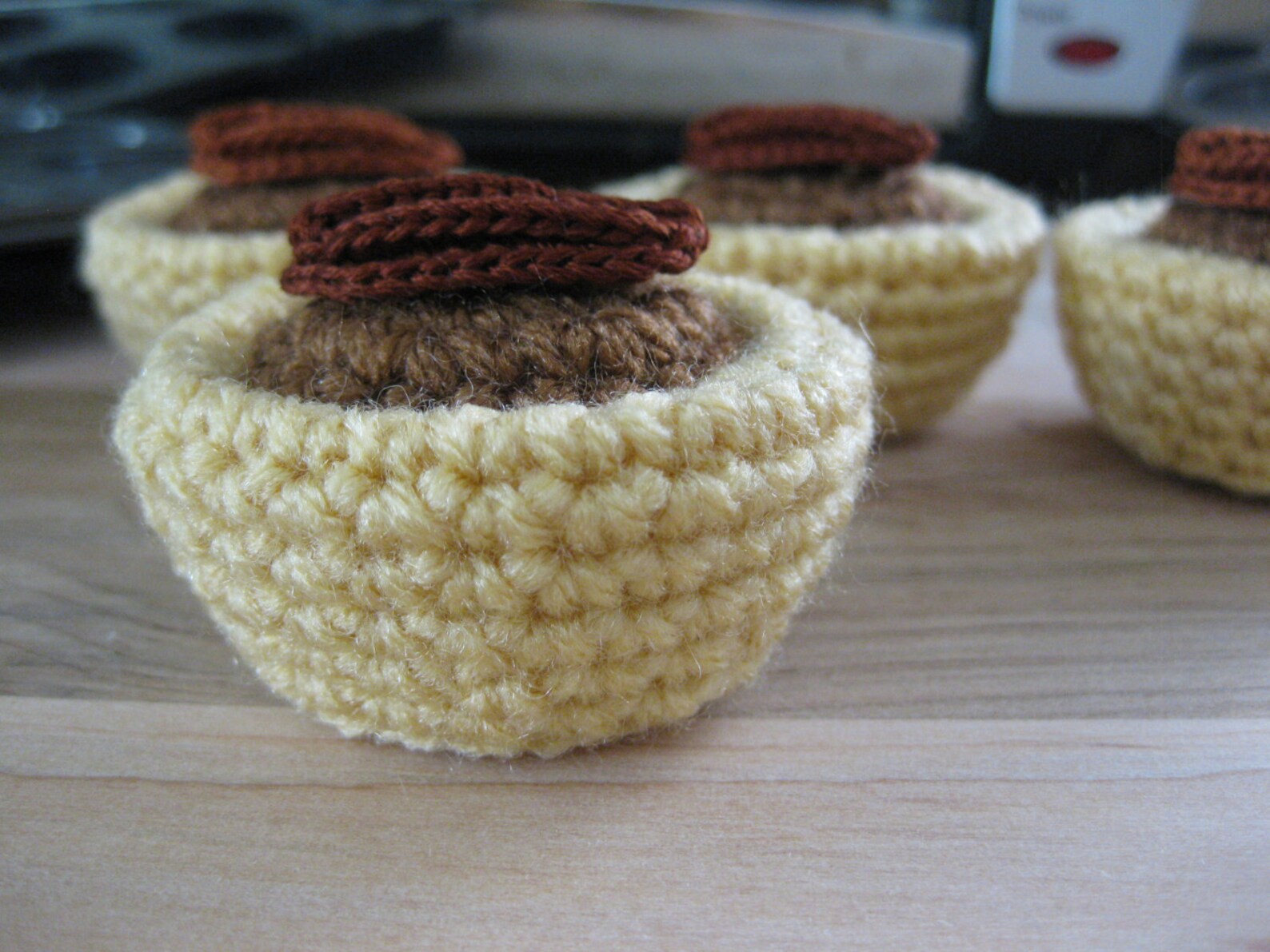 Mini Pecan Tart Crochet Pattern - Etsy