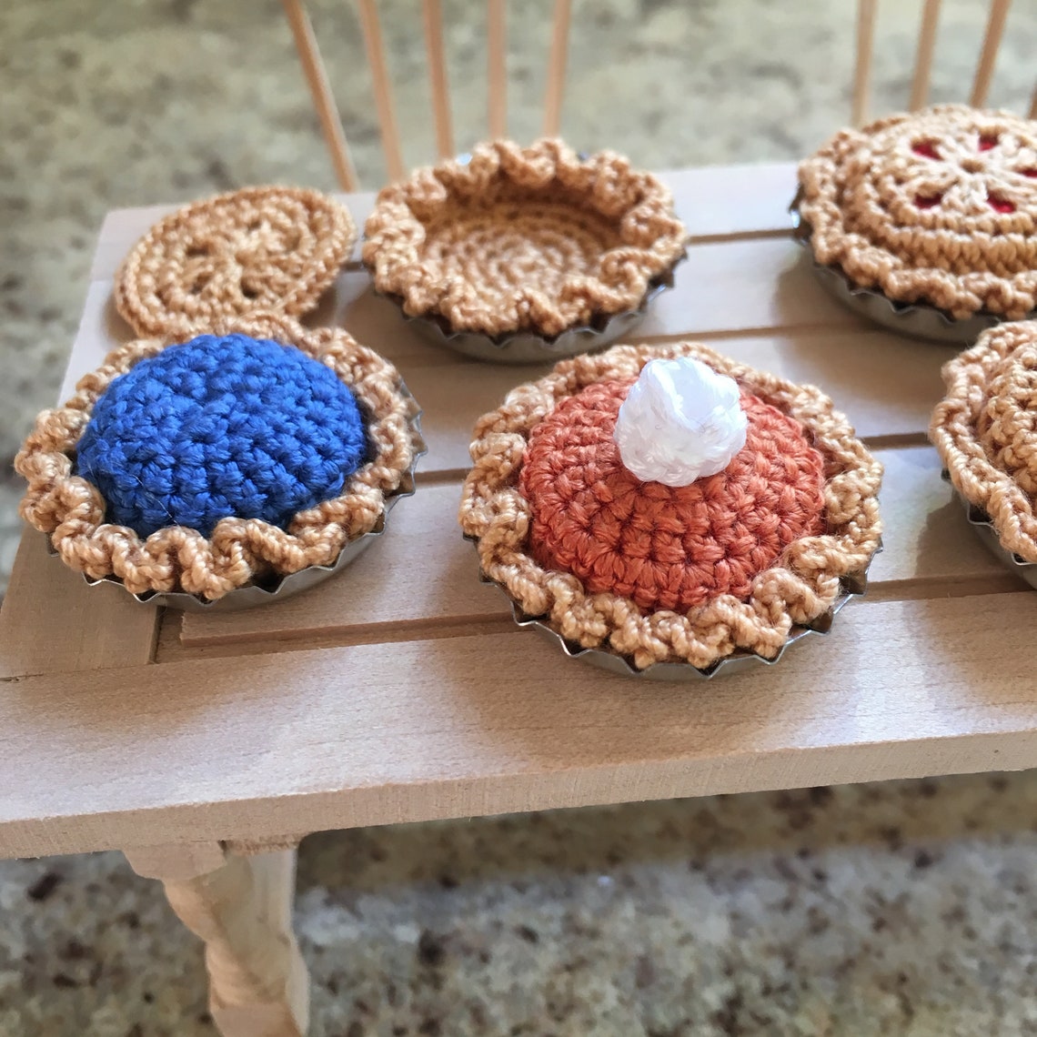 Bottle Cap Pies Crochet Pattern - Etsy
