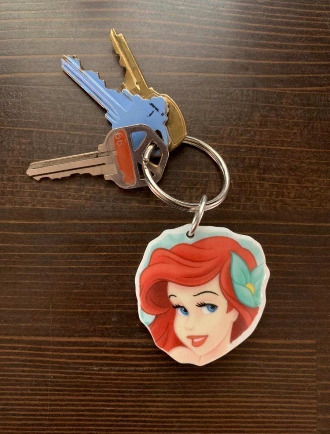 Disneyariel - Broken Plate Pendant Princess Ariel - Key Chain - Key ...