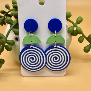 Boho Style, Geometric Earrings, Variety Shape, Statement Drop Dangle ...