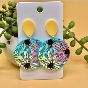 Boho Style, Geometric Earrings, Variety Shape, Statement Drop Dangle ...