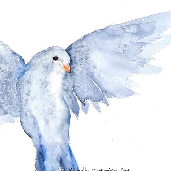 Dove Painting - Etsy