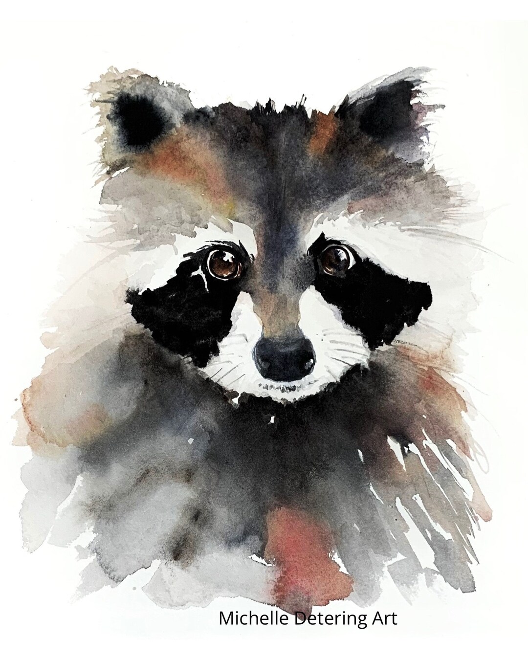 Raccoon - Watercolor Print, Watercolor Raccoon, Raccoon Art, Raccoon ...