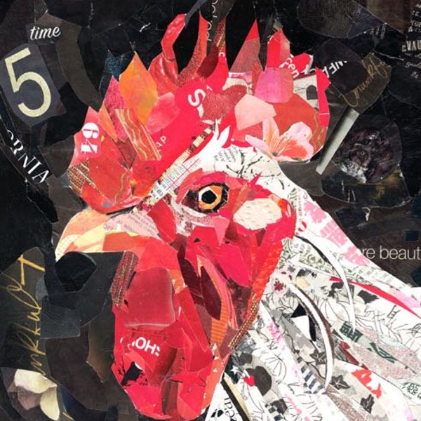 Chicken Collage - Etsy