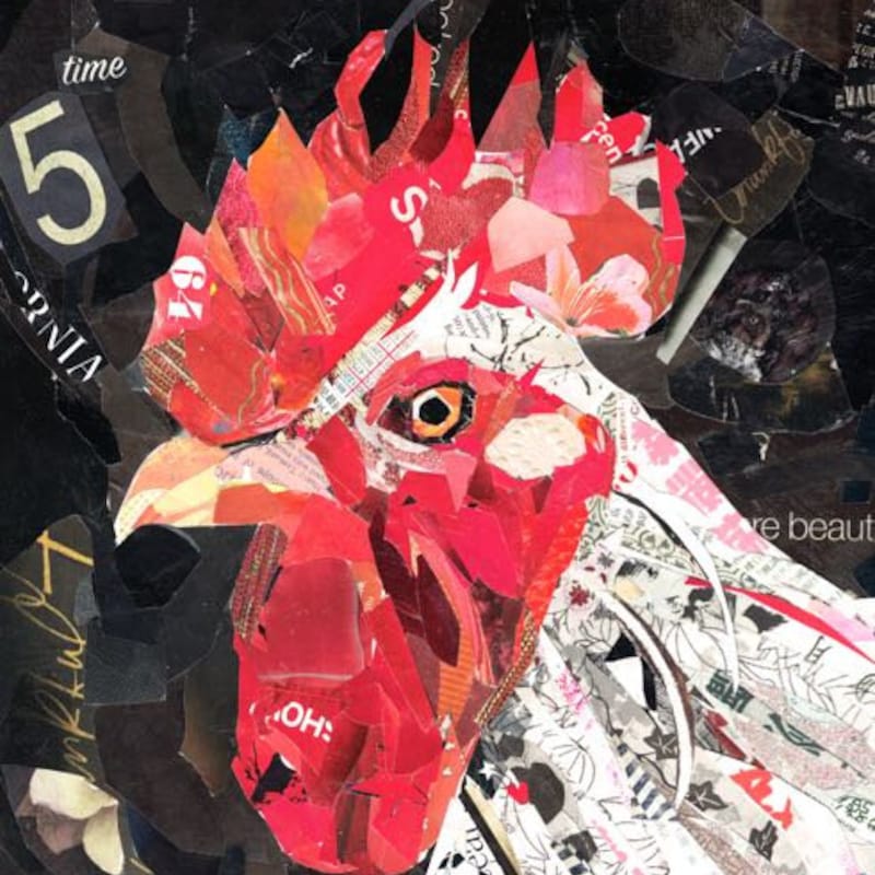 Chicken Collage - Etsy