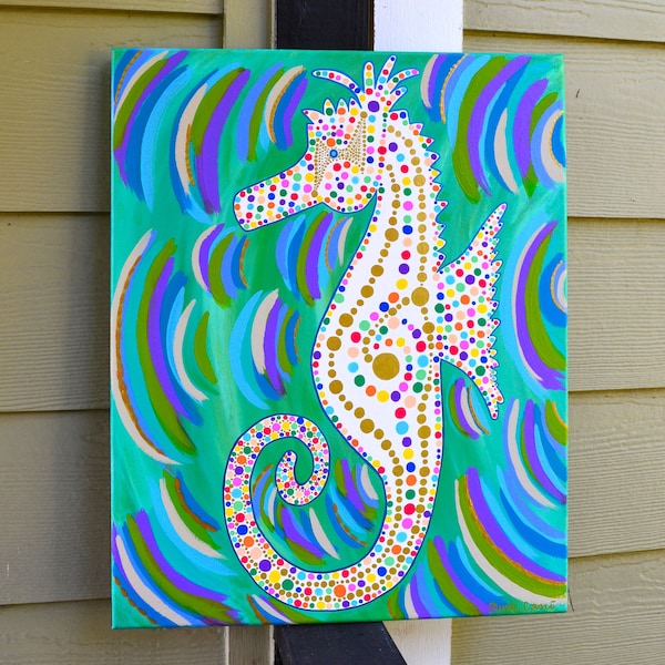 Polka Dot Painting - Etsy