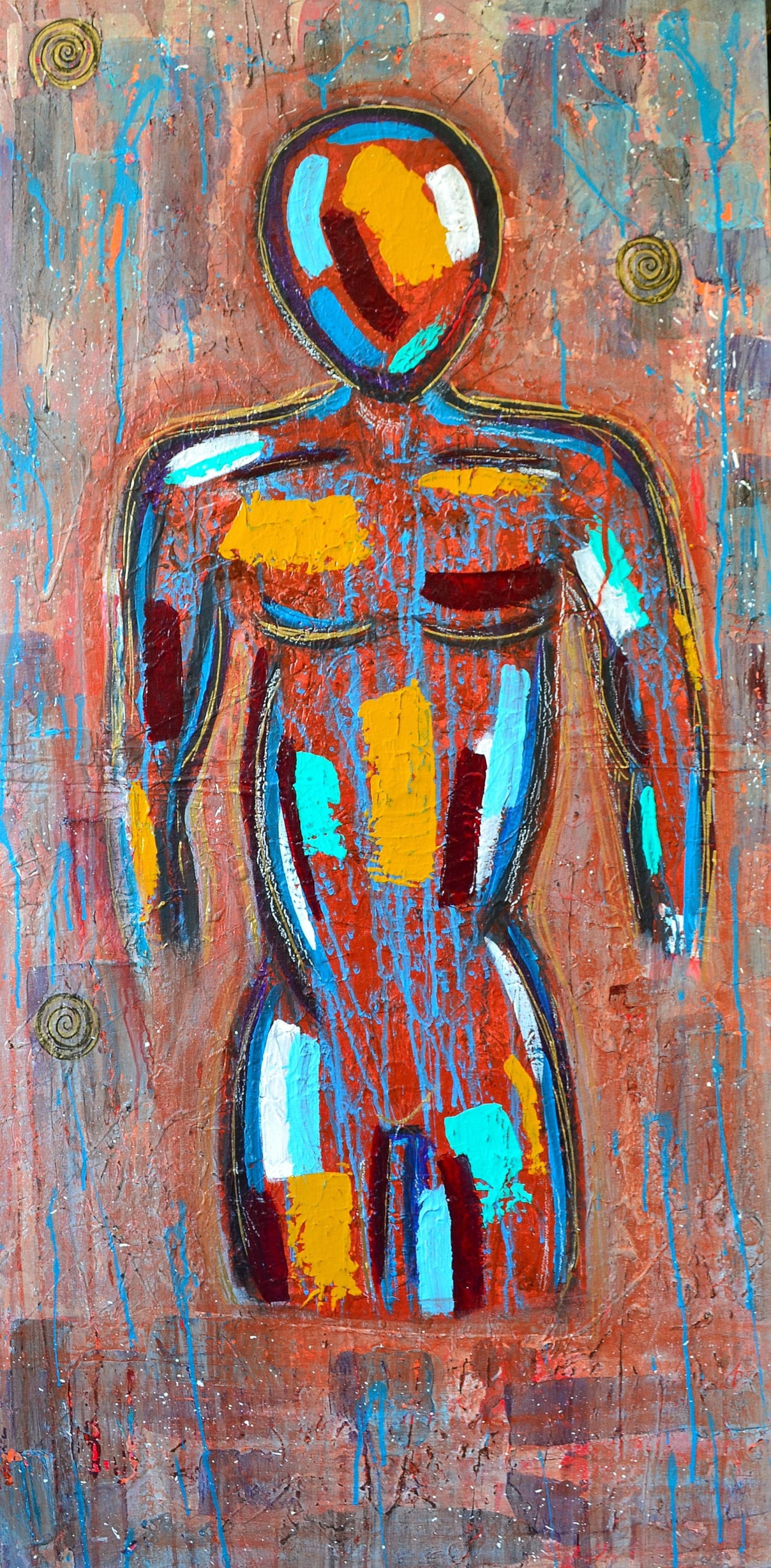 Non Figurative, Original Abstract Painting, Contemporary Bold Art ...