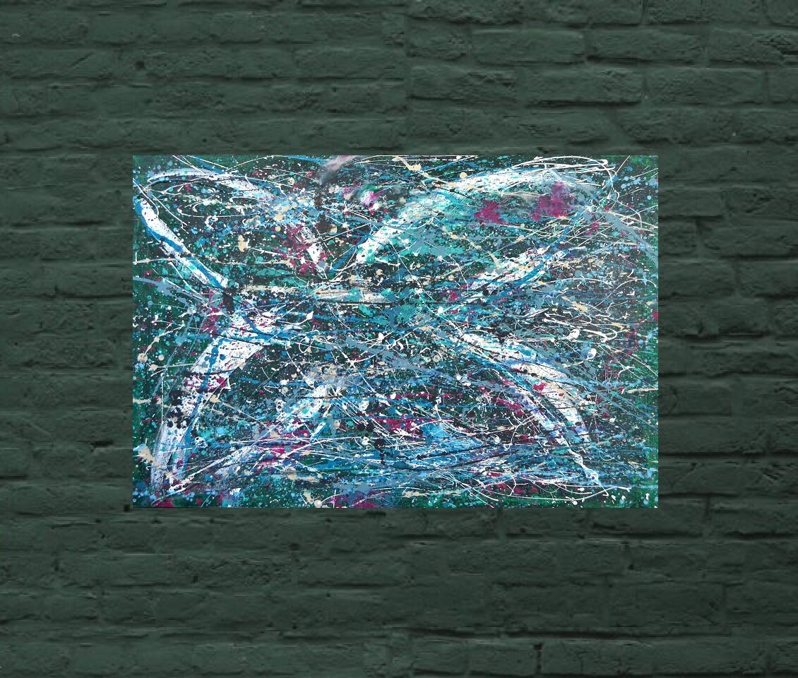 Expressionist Butterfly Painting, Original Art on Canvas, Abstract ...