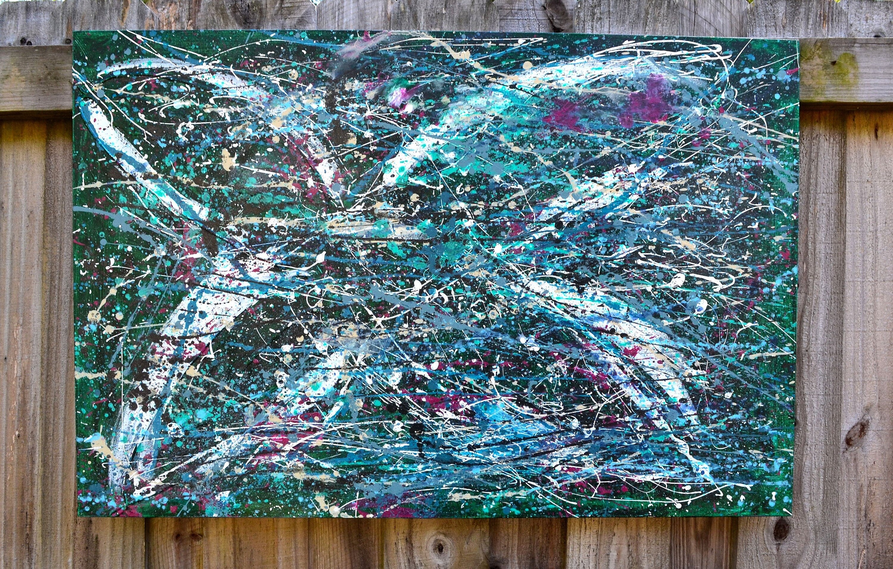 Expressionist Butterfly Painting, Original Art on Canvas, Abstract ...