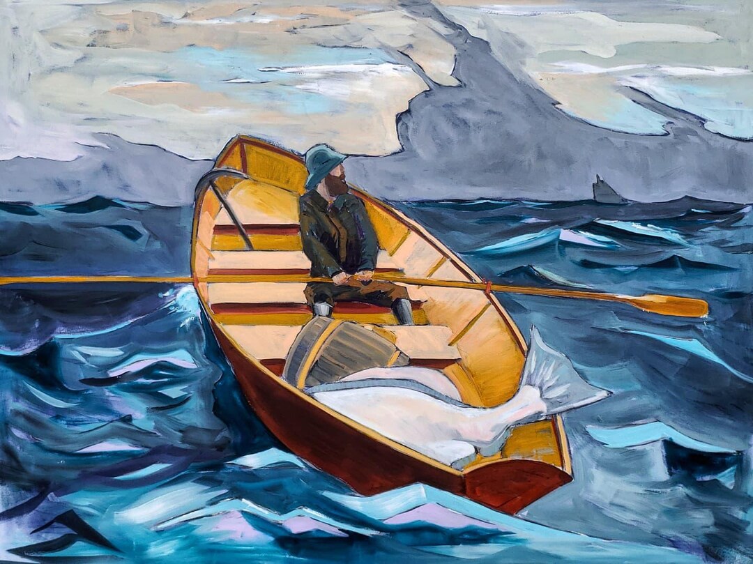 The Fog Warning (winslow Homer) by James Mattinson, 36x48, Oil on Wood ...