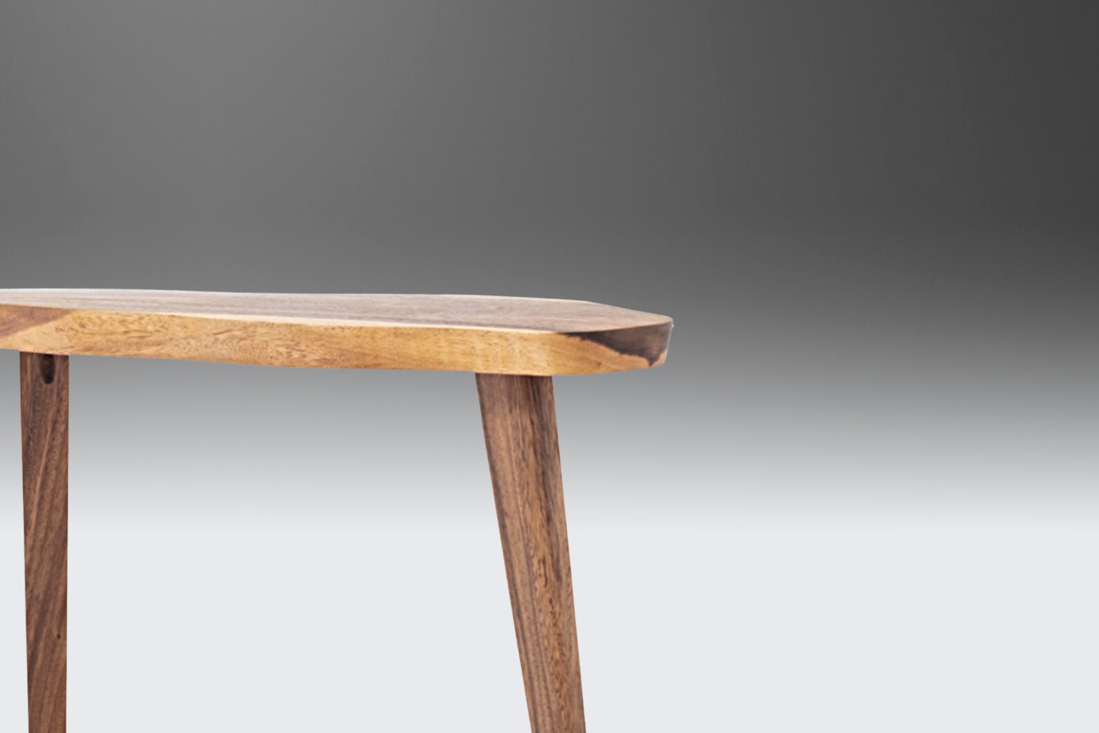 Mid Century Modern Monkey Pod Wood Slab Coffee / End Table | Etsy