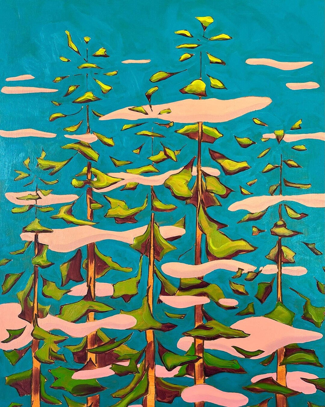 Rolling in by James Mattison, 24x36, Oil on Wood Canvas, 2022 - Etsy