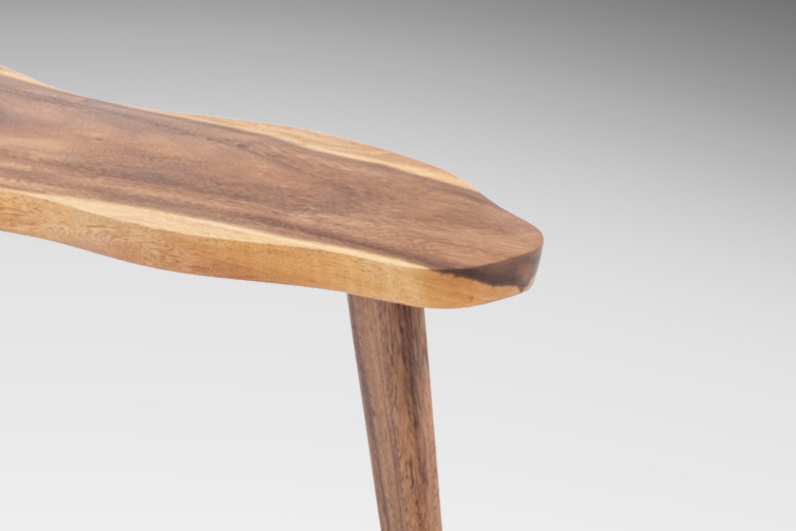 Mid Century Modern Monkey Pod Wood Slab Coffee / End Table | Etsy