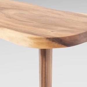 Mid Century Modern Monkey Pod Wood Slab Coffee / End Table | Etsy