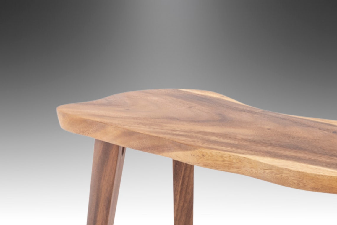 Mid Century Modern Monkey Pod Wood Slab Coffee / End Table | Etsy