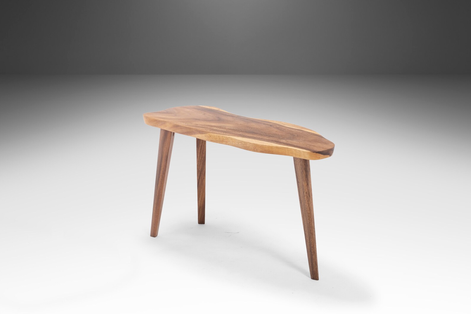 Mid Century Modern Monkey Pod Wood Slab Coffee / End Table | Etsy