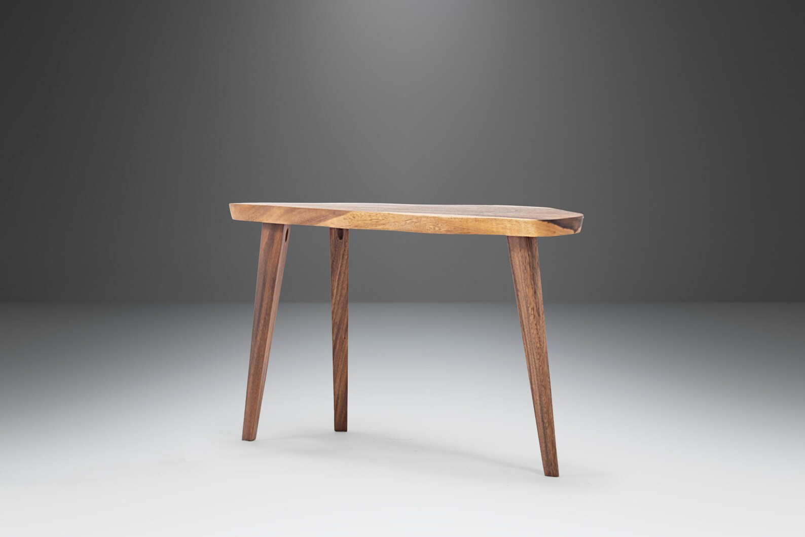 Mid Century Modern Monkey Pod Wood Slab Coffee / End Table | Etsy