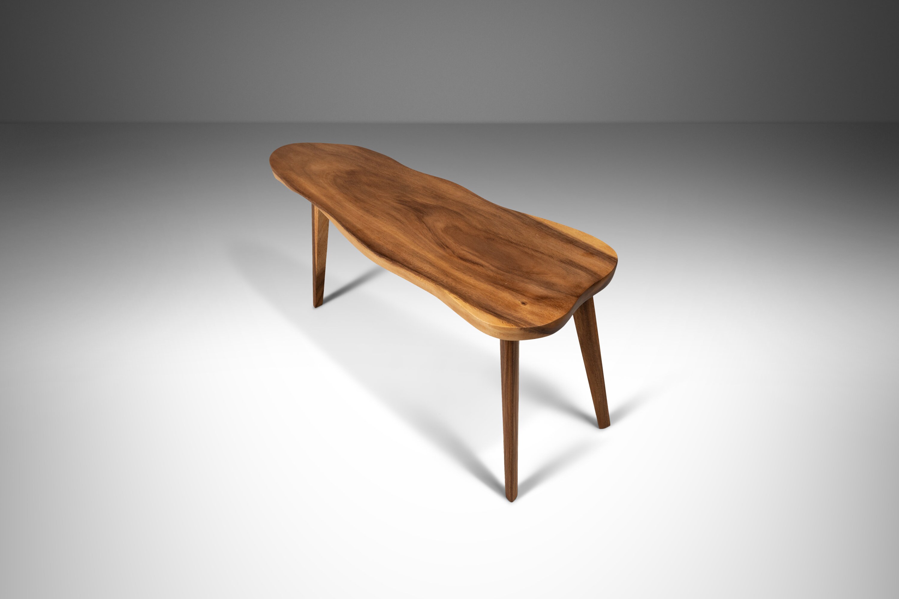 Mid Century Modern Monkey Pod Wood Slab Coffee End Table USA C. 1960 s Etsy UK