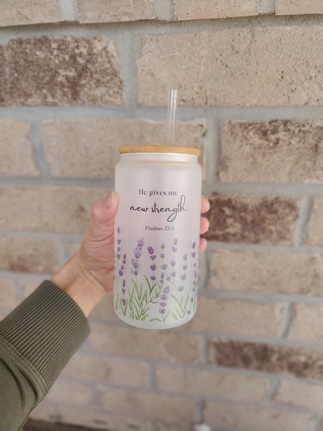 Christian Gift Iced Coffee Cup With Scripture Verse Gift With Bible ...