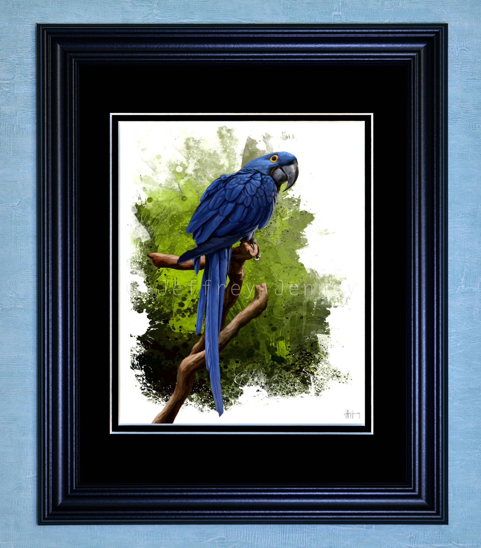 Macaw Print - Fine Art Print From an Original Painting - 8x10 - by ...