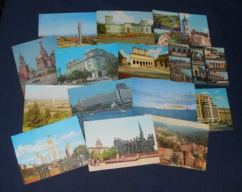 Russian postcards | Etsy